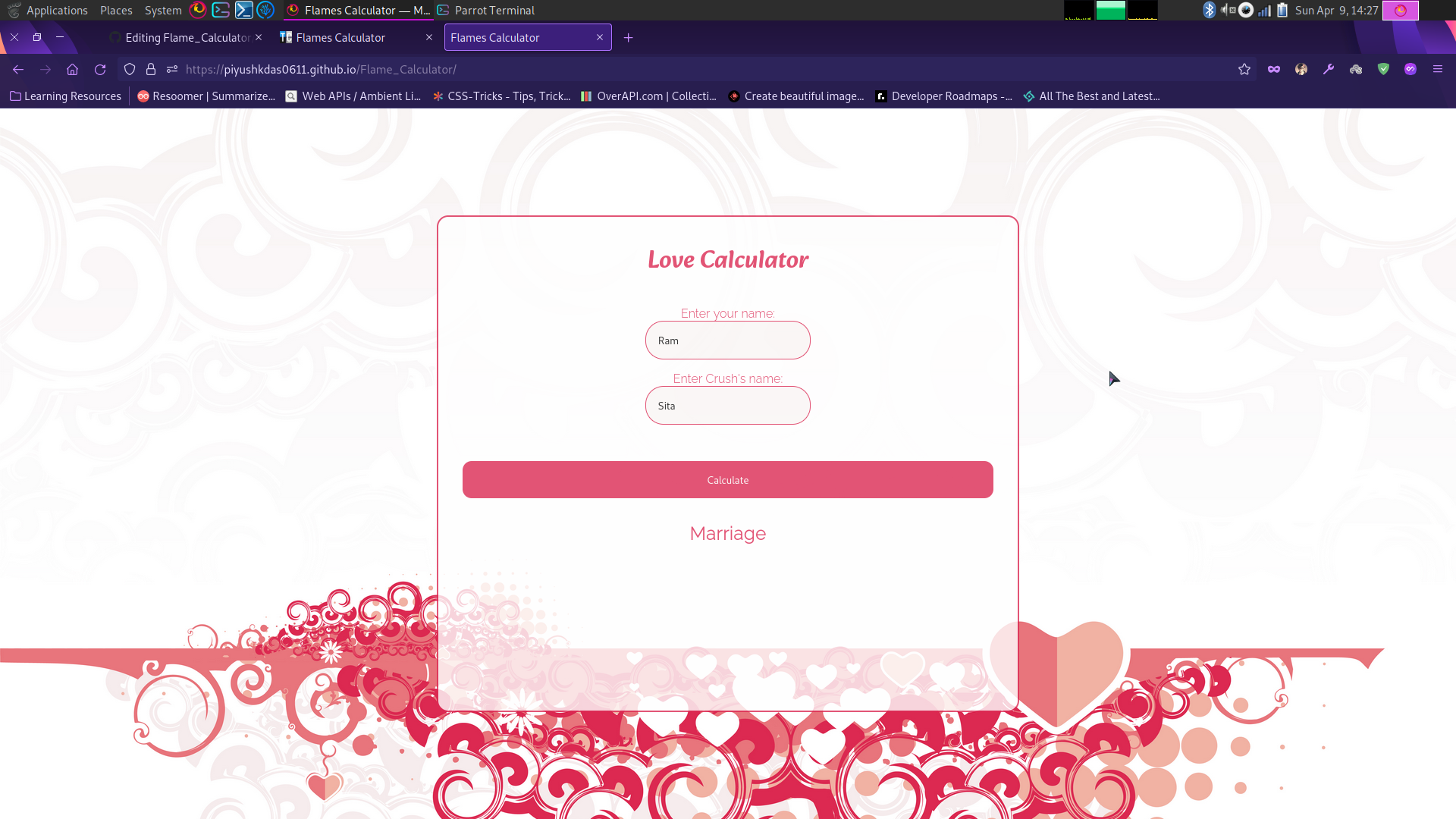 GitHub - piyushkdas0611/Flame_Calculator