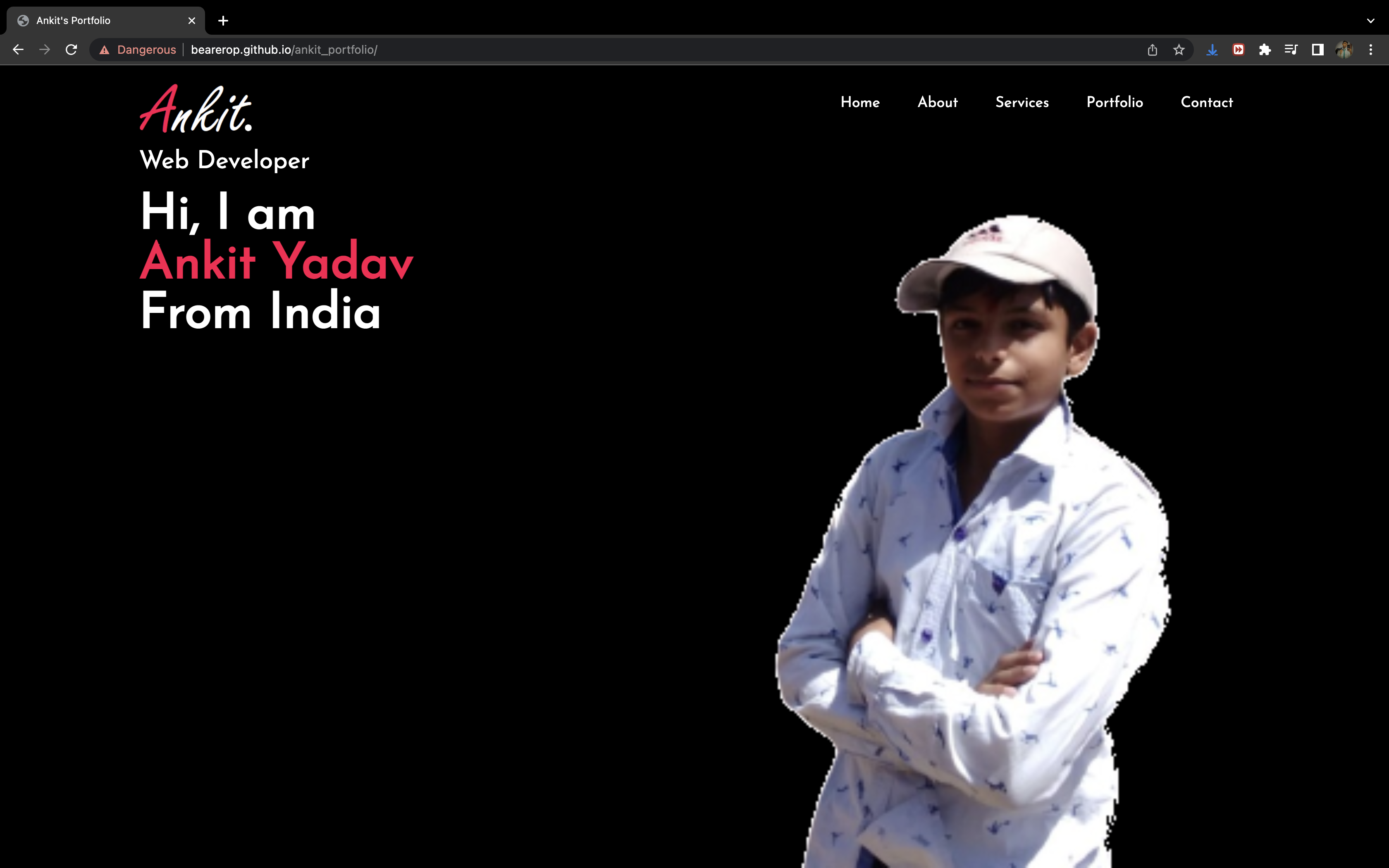 GitHub - BearerOP/ankit_portfolio