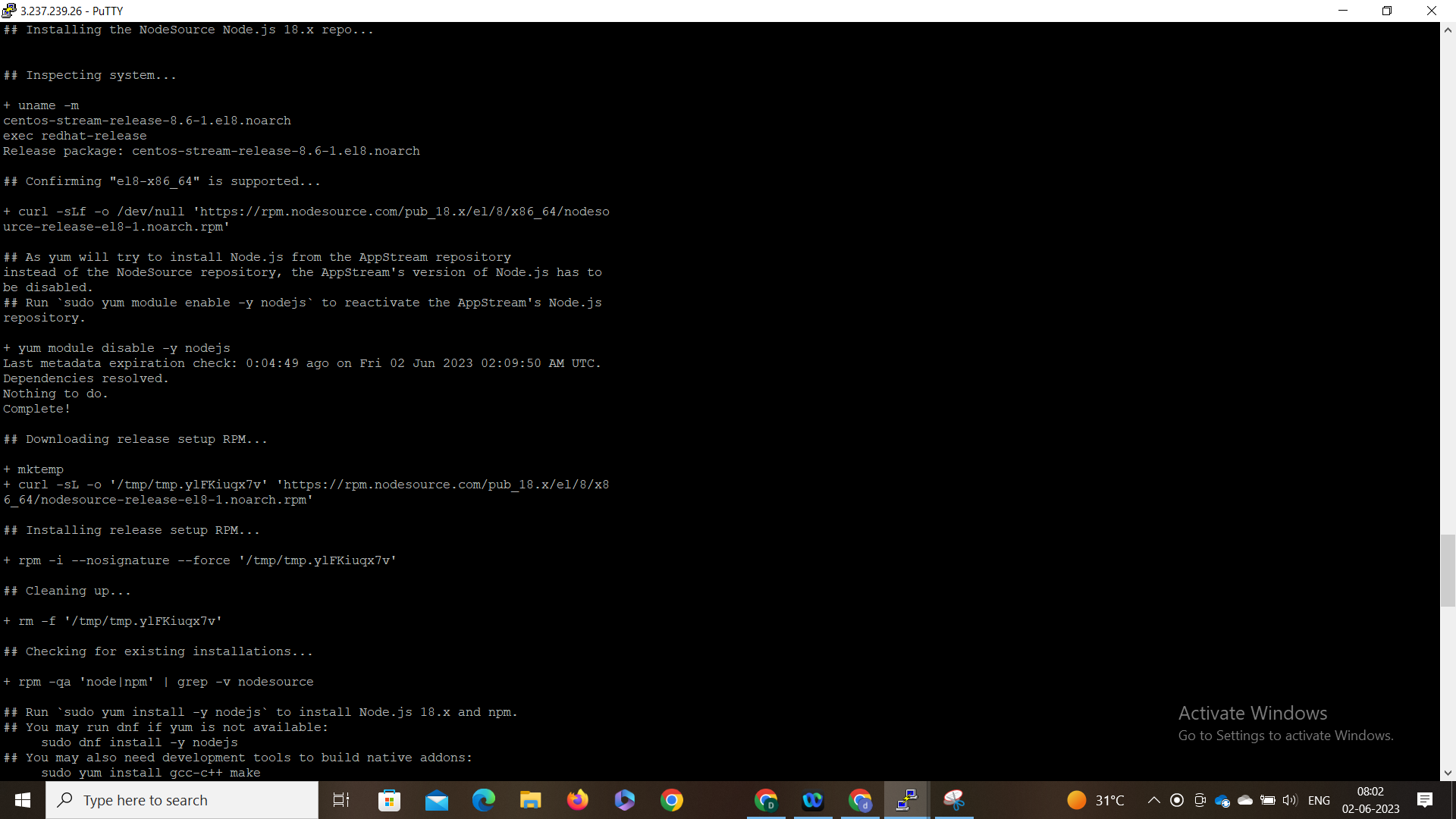 While executing shell script for User getting error "packages are looking for funding run `npm ...
