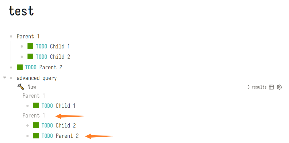 `group By Page False` Shows Blocks Under The Wrong Breadcrumbs · Issue 9172 · Logseqlogseq