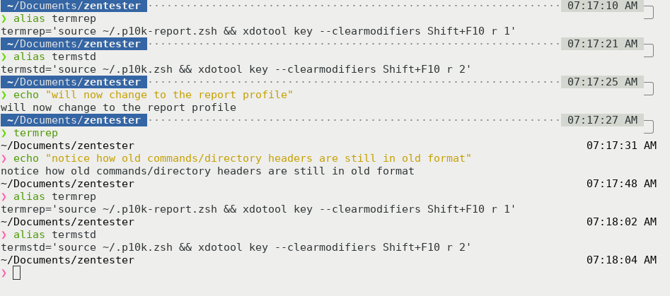 Change Colors for Old Commands? · Issue #2188 · romkatv/powerlevel10k · GitHub