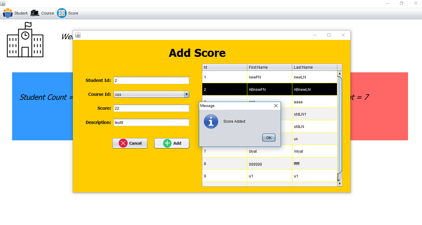 GitHub - SuleymanOnder/StudentManagementSystem