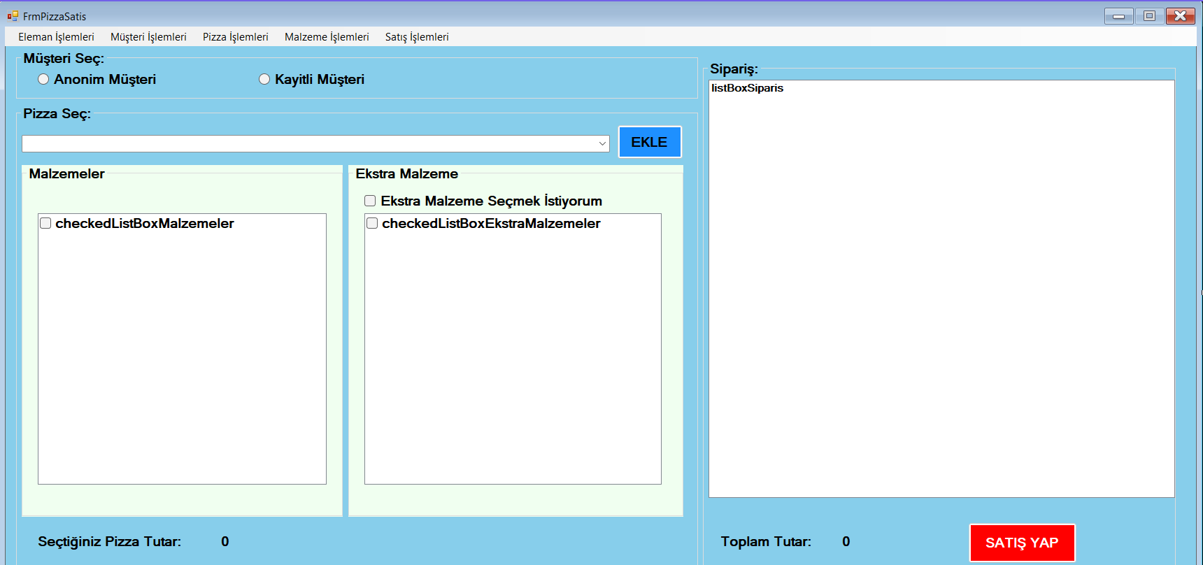 GitHub - SuleymanOnder/PizzaOtomasyon