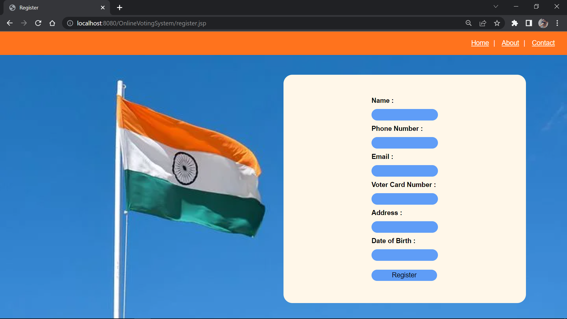 GitHub - Mayankmishra110/Online-Voting-System: A java web application build using JSP , MYSQL ...