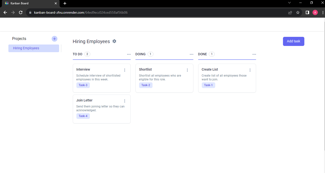 GitHub - oplala276/kanban-board: This project is Trello clone