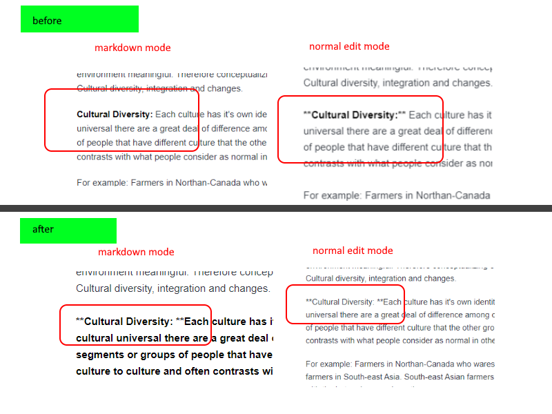 Automatically destroying text formatting by adding "/" or space between ...