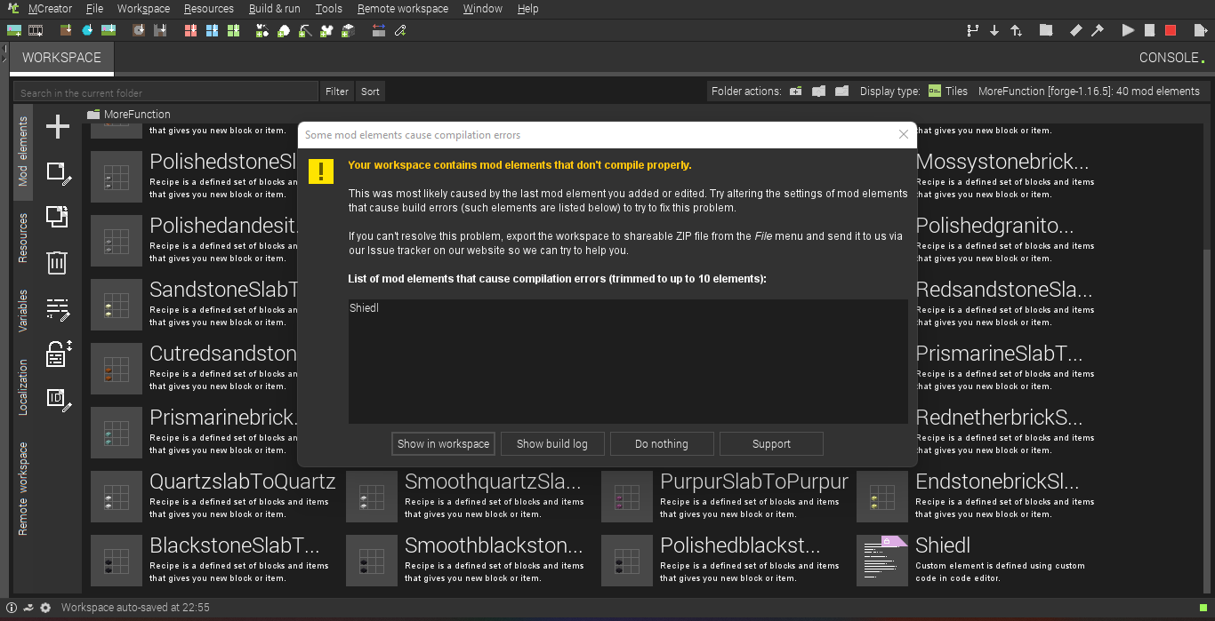 Problem with a Custom Item · Issue #2634 · MCreator/MCreator · GitHub