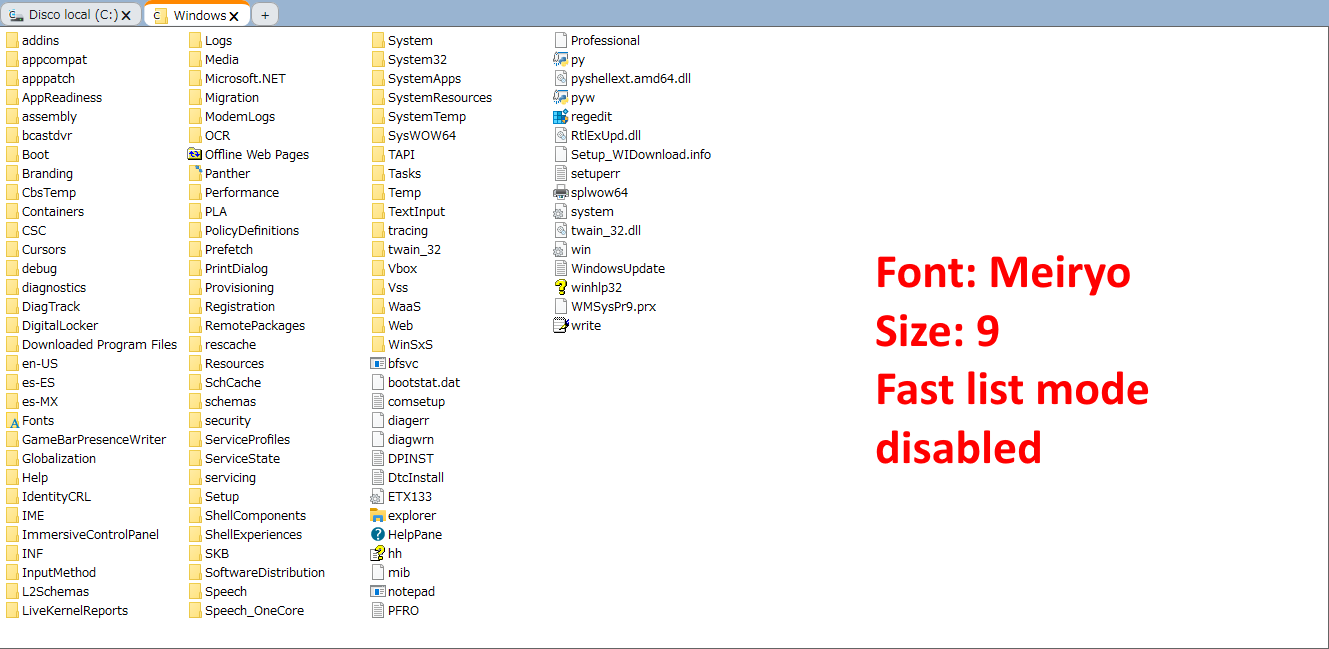 Add-on "Fast list mode" and line spacing. · Issue #570 · tablacus ...