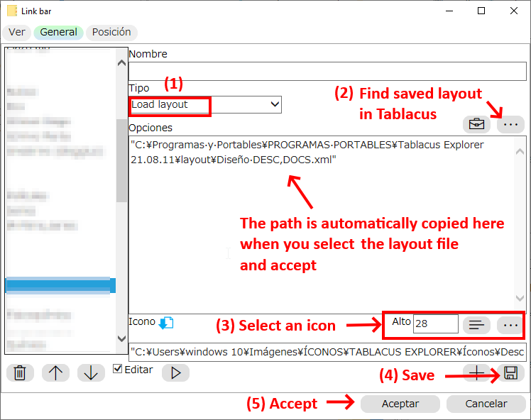 [DESCRIPTION] Link Bar + Layouts · Issue #672 · tablacus/TablacusExplorer · GitHub