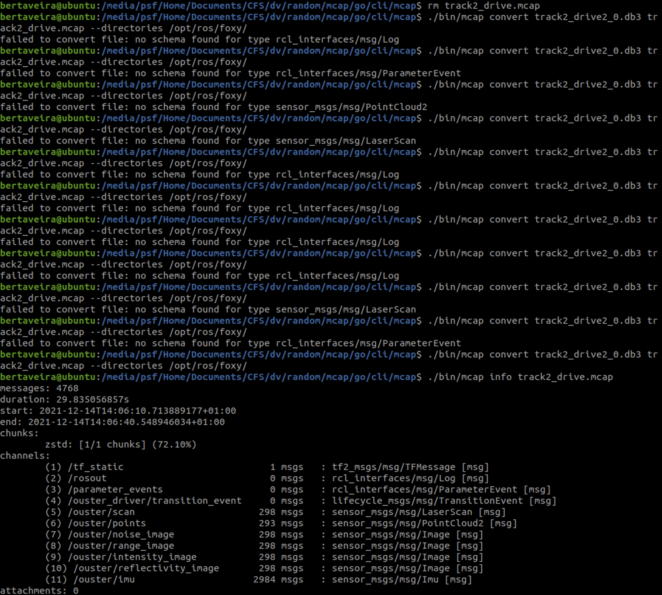 CLI tool ros2 conversion reported nondeterministic failure to find schemas · Issue #202 ...