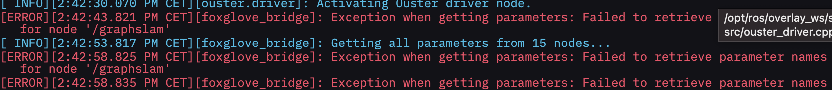 [ROS2] Custom types and parameters fail · Issue #164 · foxglove/ros-foxglove-bridge · GitHub