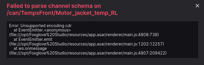 [ROS2] Failed to parse channel schema · Issue #171 · foxglove/ros-foxglove-bridge · GitHub