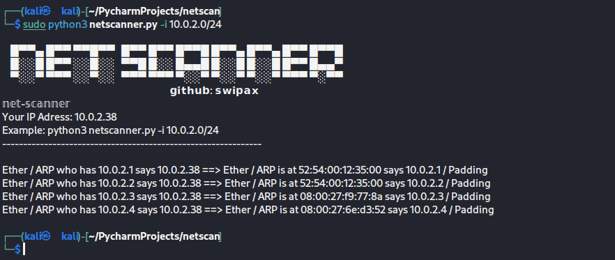 GitHub - swipax/Netscanner: netscanner