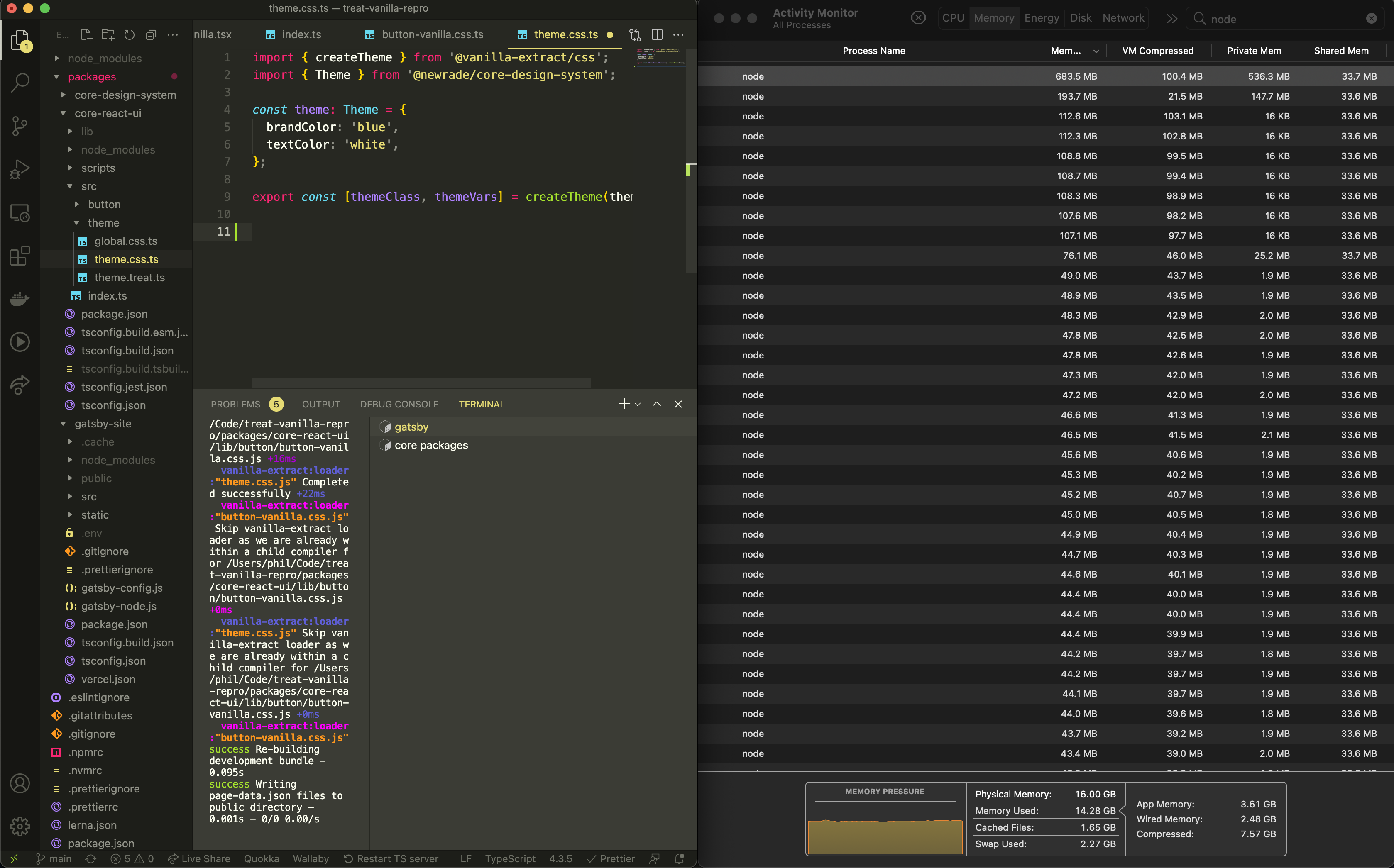 Potential Memory Leak / Dev Performance when Used with Treat ? · Issue #231 · vanilla-extract ...