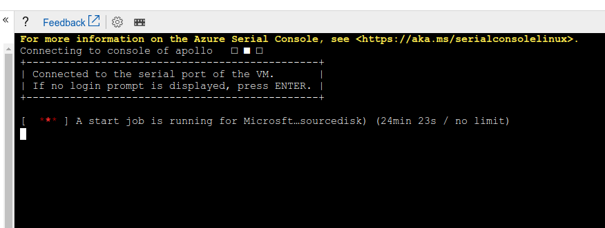 [BUG] boot hang due to configuration 'error' · Issue #1443 · Azure/WALinuxAgent · GitHub
