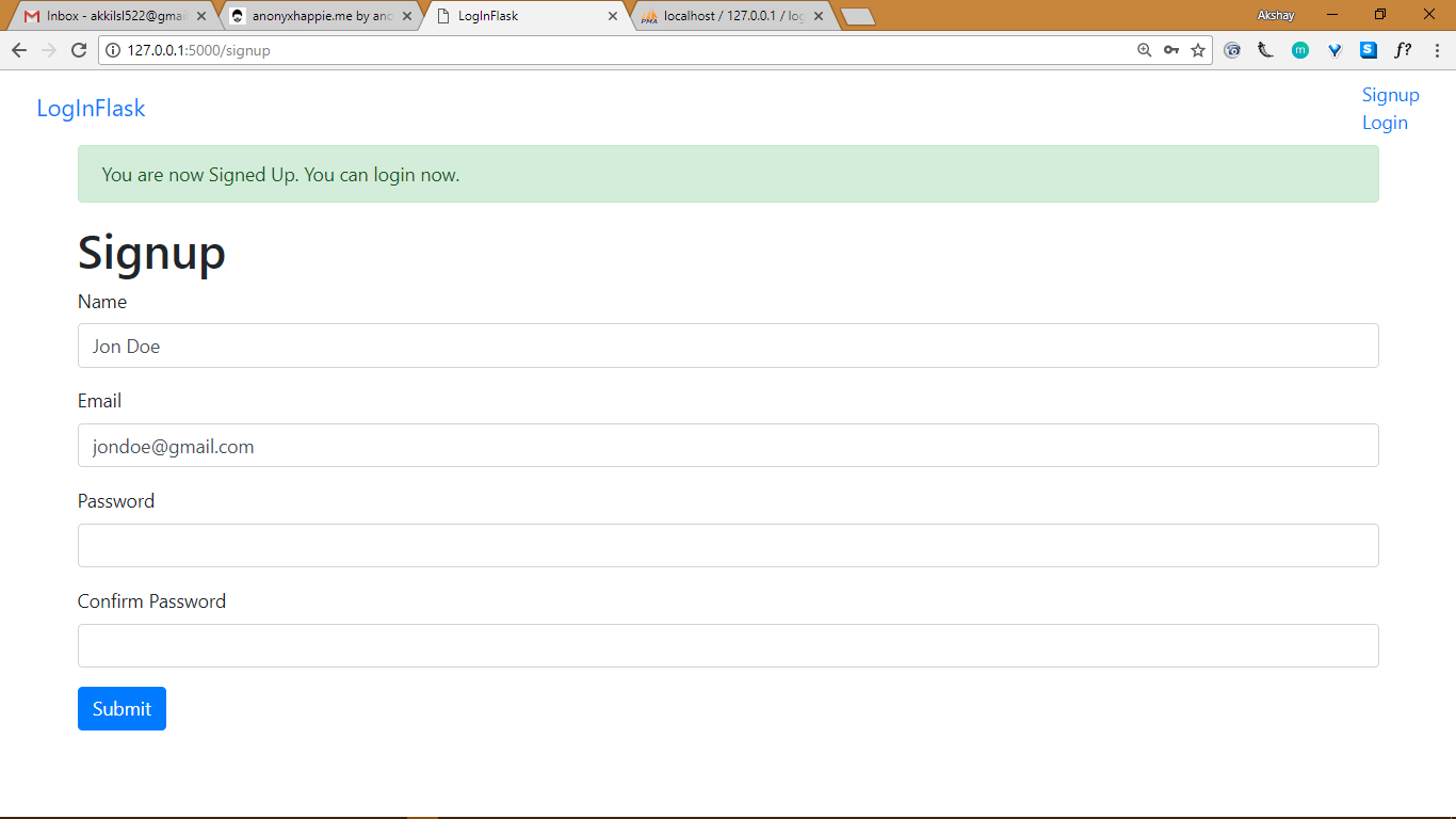 GitHub - anonyxhappie/loginflask: Basic login application in python-flask