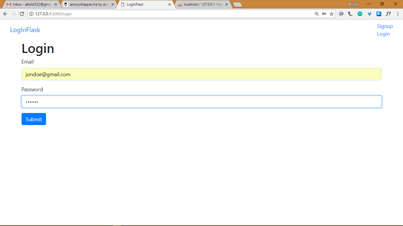GitHub - anonyxhappie/loginflask: Basic login application in python-flask