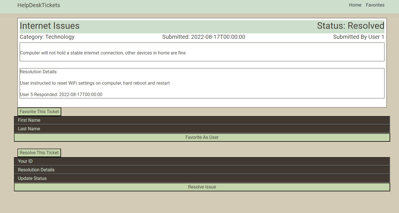 GitHub - kpranger/HelpDeskTicketSystem
