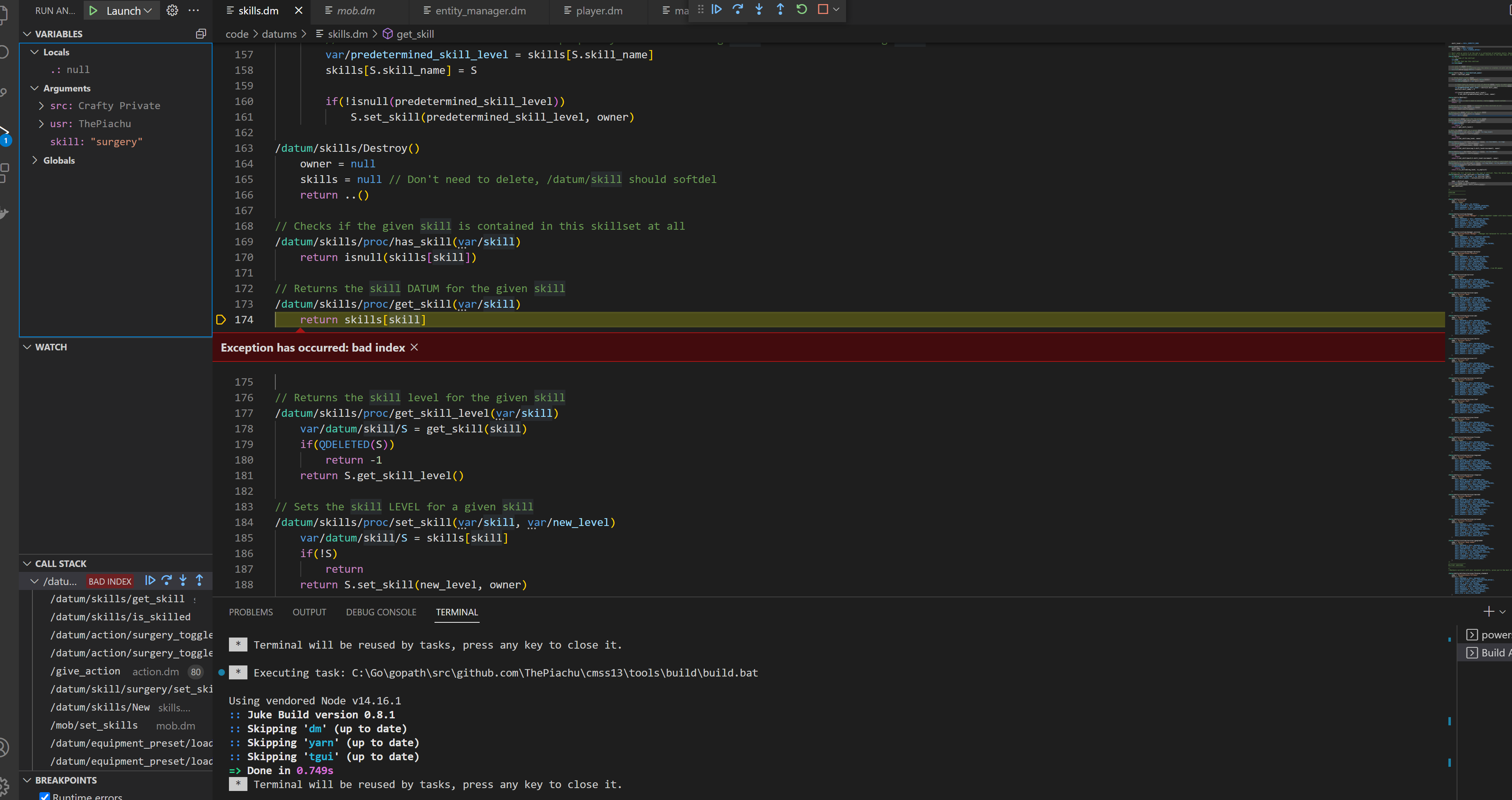 Bad skill index for a ghost preview · Issue #1654 · cmss13-devs/cmss13 · GitHub