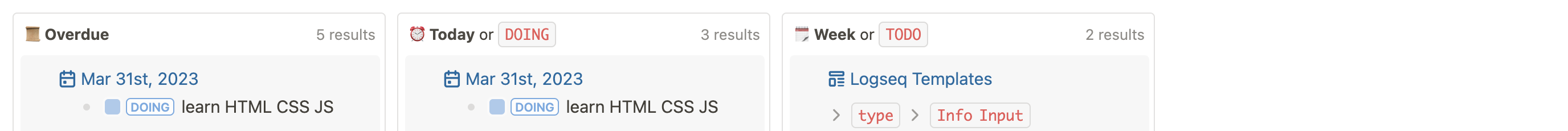 Incorrect results in advanced query when using result-transform · Issue #8978 · logseq/logseq ...