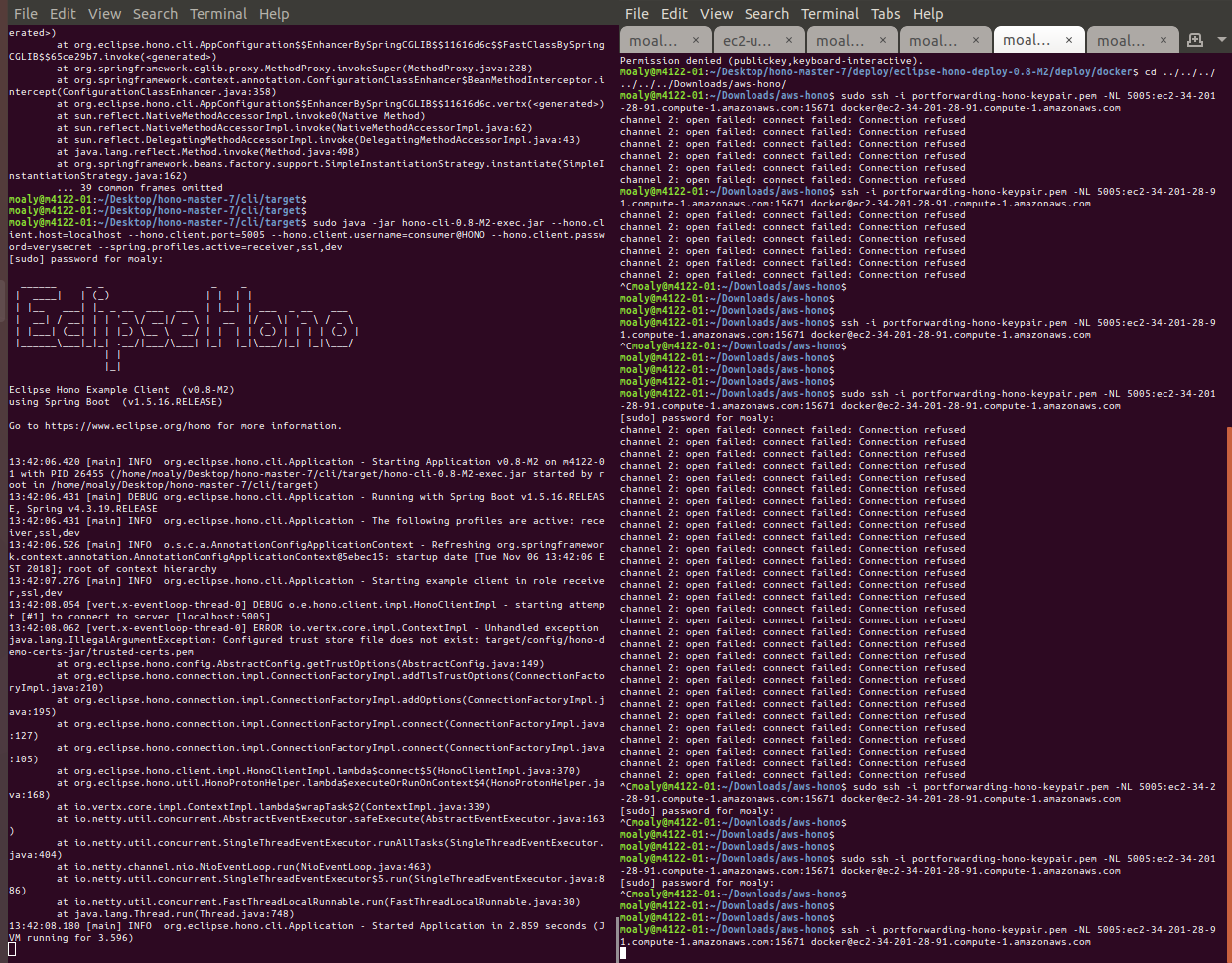 Hono - Docker for AWS installation · Issue #851 · eclipse-hono/hono · GitHub