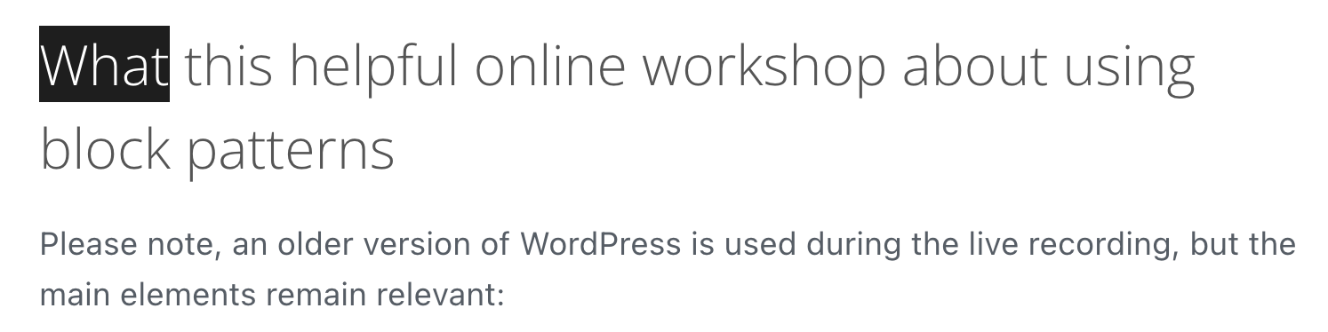 Content Feedback - Typo in Simple Site Design and Site Editing Course ...