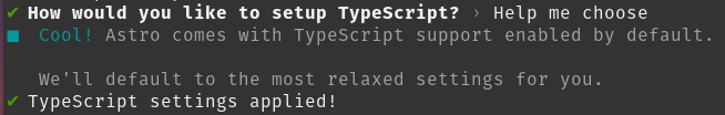 Typescript settings on create · Issue #5352 · withastro/astro · GitHub