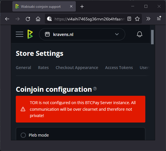Use Tor socks for CoinJoin plugin BTCPAY server · Issue #3729 · raspiblitz/raspiblitz · GitHub