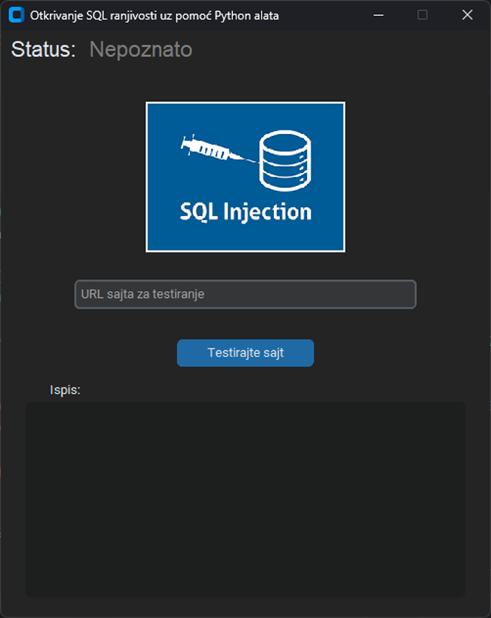 Github Gitln01 Sql Injection Detector Python Application Which