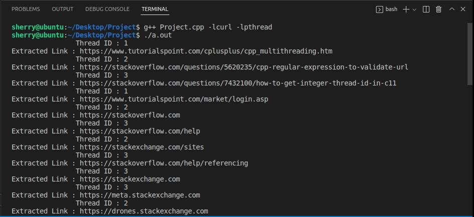 GitHub - sheerazmehboob/web-crawler: This is a multi-threaded web crawler program that can ...