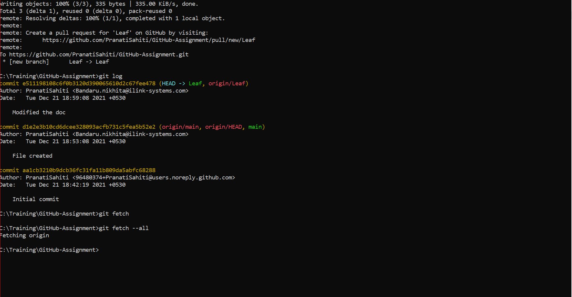 Github Pranatisahiti Github Assignment
