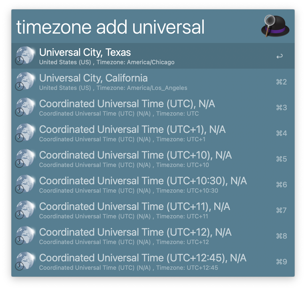 TimeZones Pacmax
