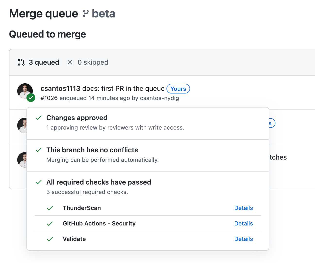 Merge queue: success PR not being merged · community · Discussion #18497 · GitHub