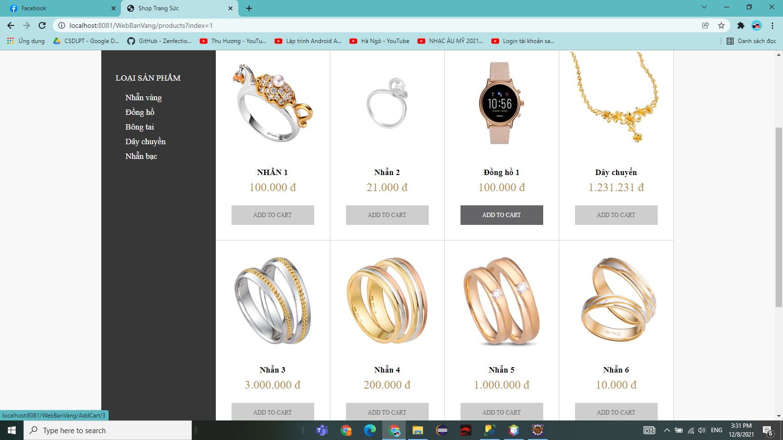 GitHub - MinhKhang1002/JewelryShop: Trang web bán các loại trang sức