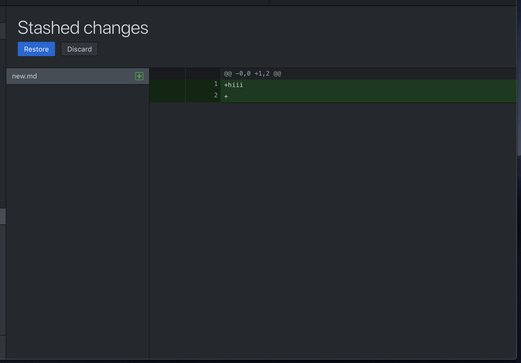 [Stashing] Add Explicit UI for closing the Stash Diff Viewer · Issue #7347 · desktop/desktop ...