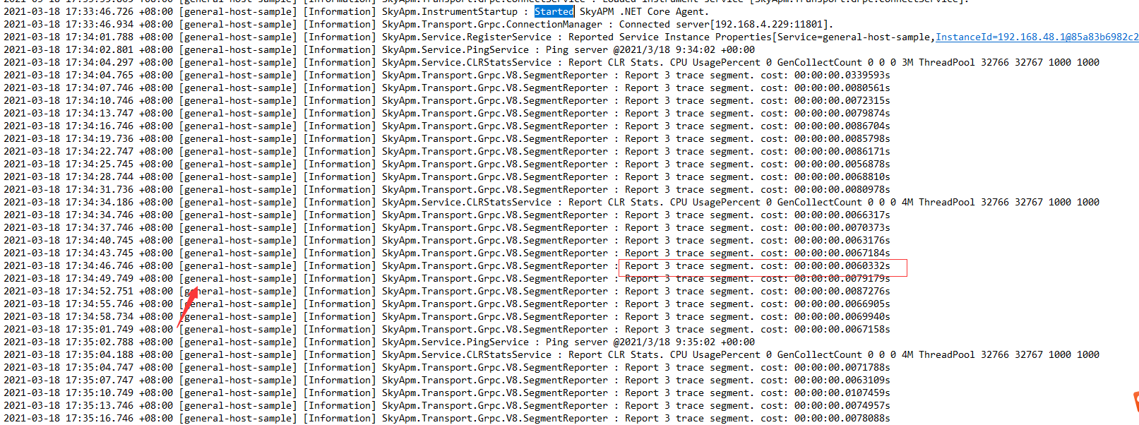 上报的sample泛型主机追踪数据没显示 · Issue #395 · SkyAPM/SkyAPM-dotnet · GitHub