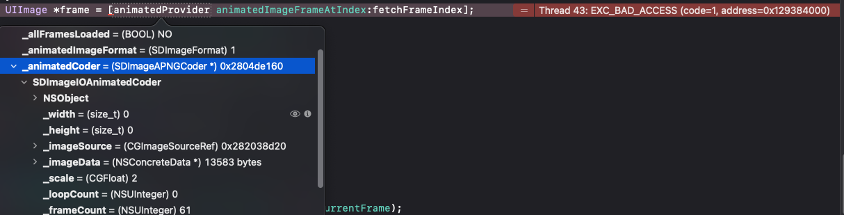 About the bug of SDAnimatedImageView loading apng format pictures · Issue #3068 · SDWebImage ...