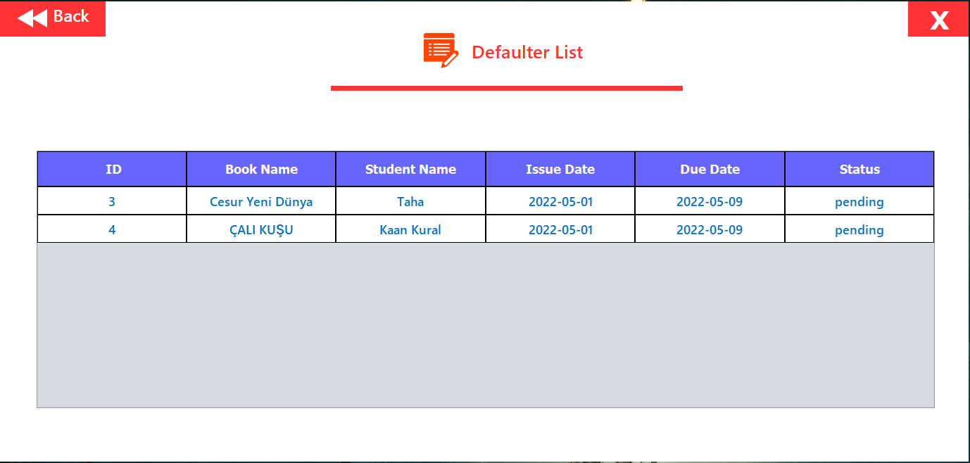 GitHub - bulent017/Library-Management-System: A library management ...