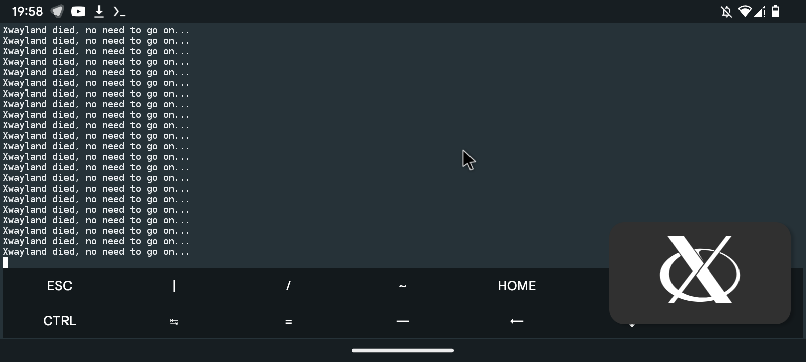 Xwayland dying randomly · Issue #305 · termux/termux-x11 · GitHub