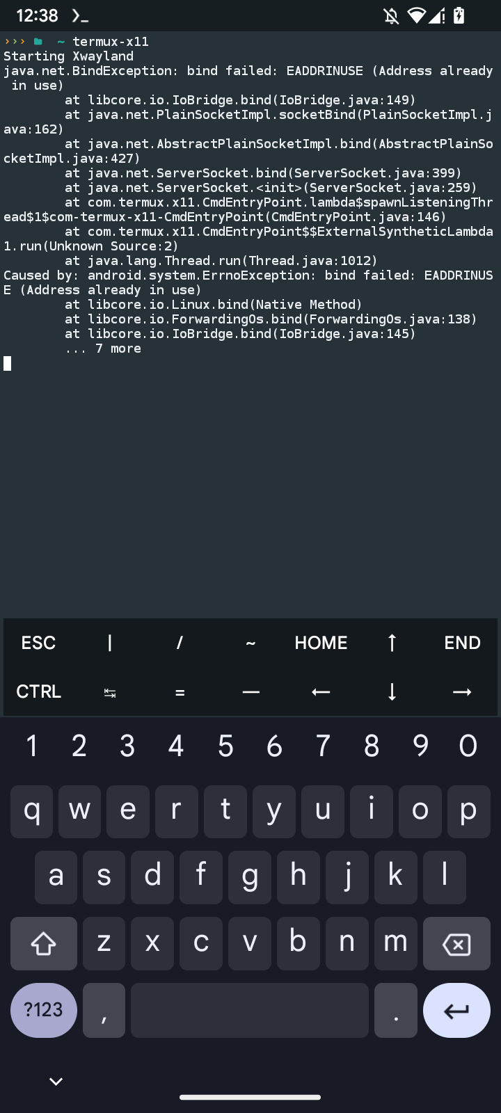 Xwayland dying randomly · Issue #305 · termux/termux-x11 · GitHub