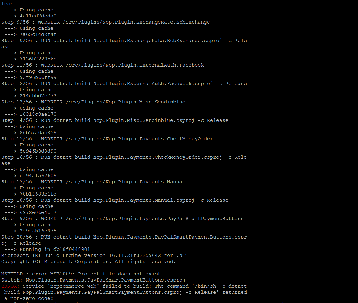 Dockerfile build issue on Ubuntu 20.01 LTS machine · Issue #6049 · nopSolutions/nopCommerce · GitHub