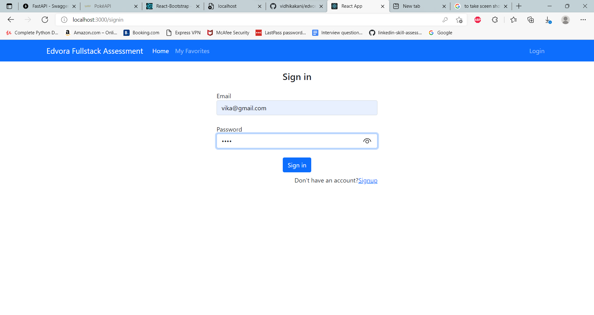 GitHub - vidhikakani/edvora_fullstack_assessment: Edvora Fullstack Assessment