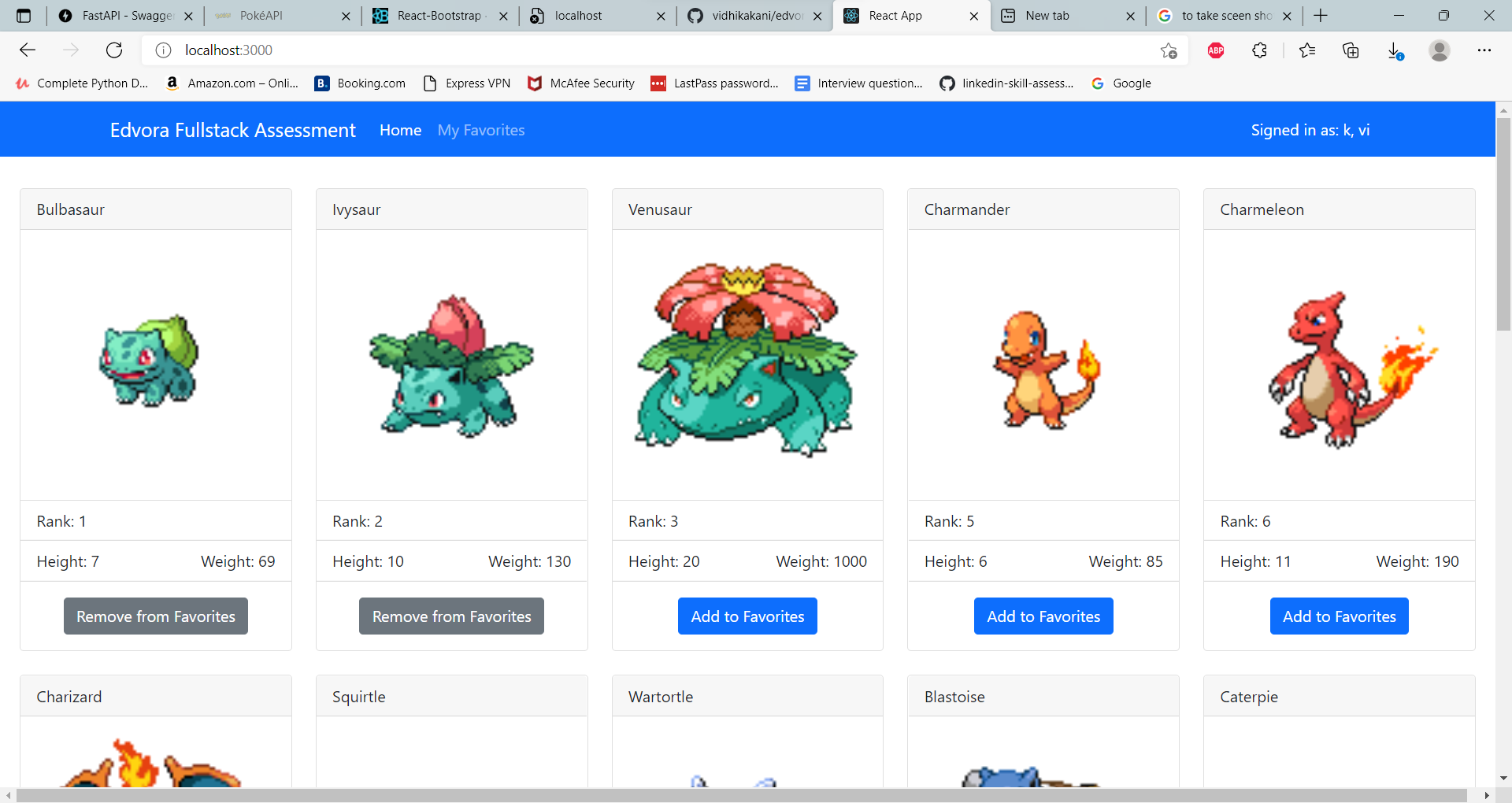 GitHub - vidhikakani/edvora_fullstack_assessment: Edvora Fullstack Assessment