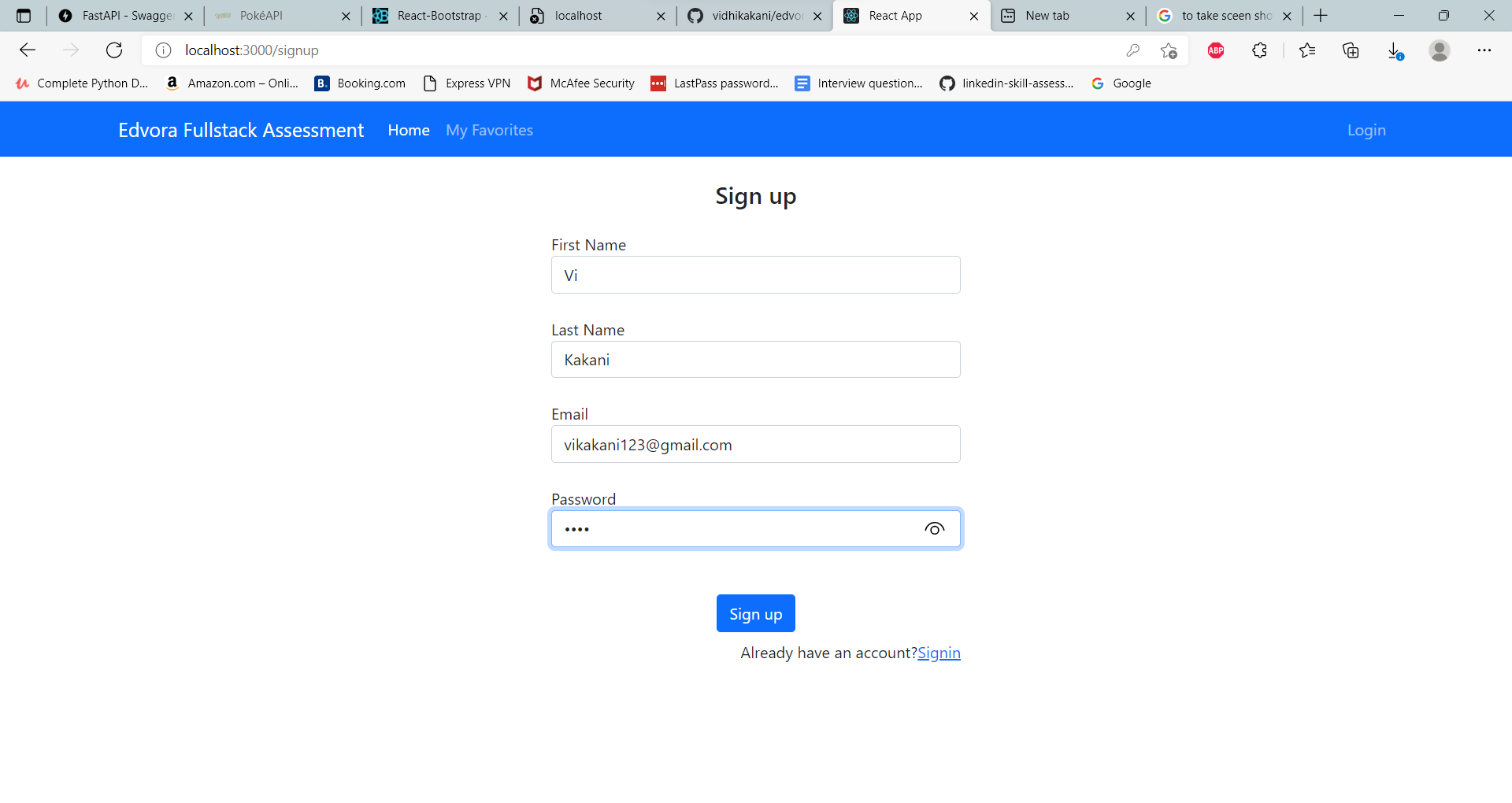 GitHub - vidhikakani/edvora_fullstack_assessment: Edvora Fullstack Assessment
