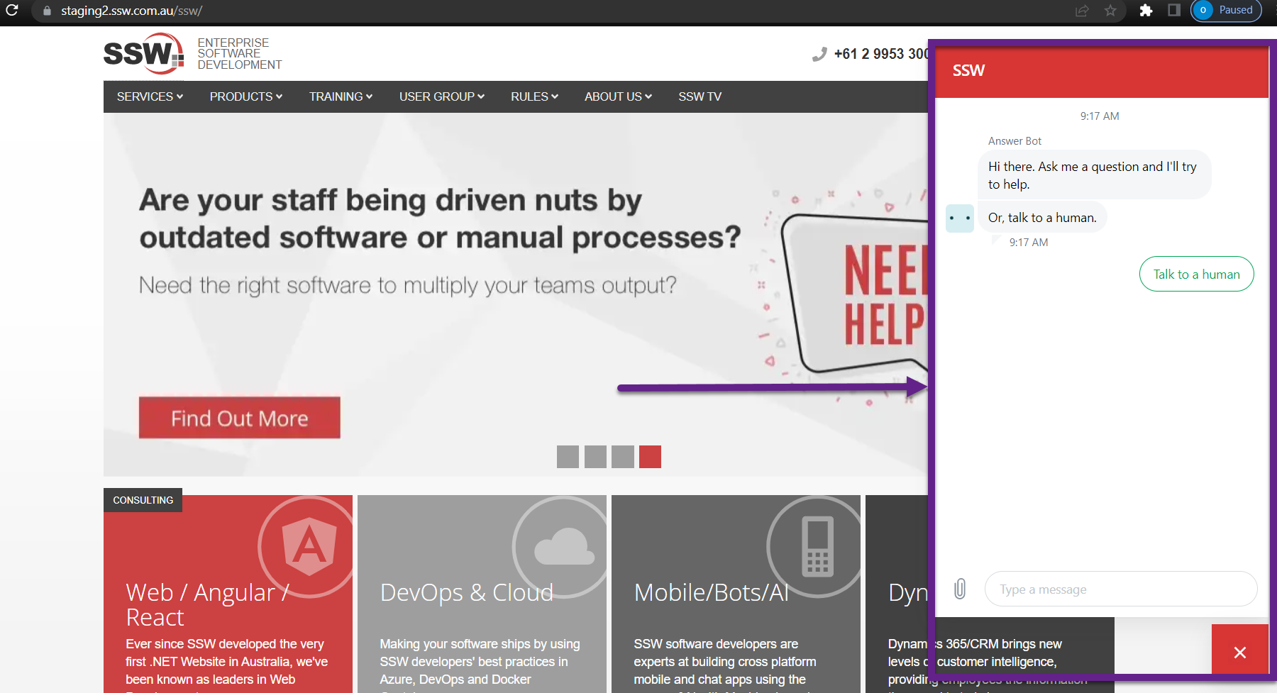 Zendesk Chat · Issue #11 · SSWConsulting/SSW.Website · GitHub