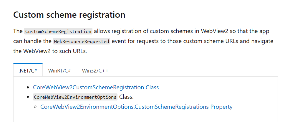 How to use CustomizationSchemeRegistration on WinRT/C# · Issue #3658 ...