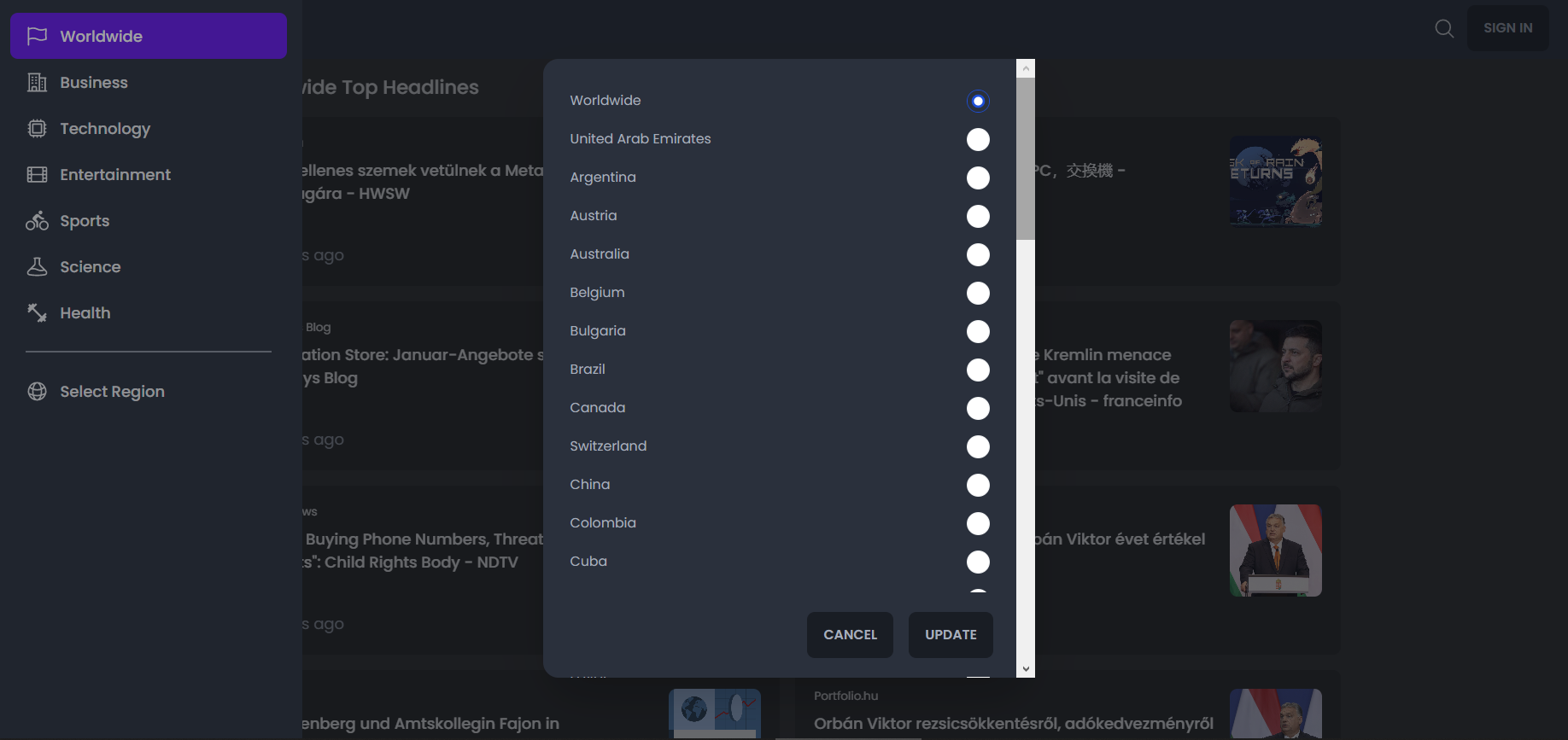 GitHub - cristian-boaventura/News-Digital: Worldwide News