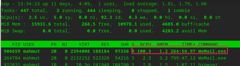 企业微信 WeMail cpu占用100% · Issue #4048 · linuxdeepin/developer-center · GitHub