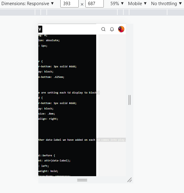 Overflow in the x direction is scrollable for smaller devices. · Issue #18284 · forem/forem · GitHub