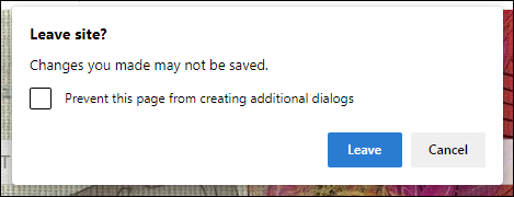 The "beforeunload" addEventListener does not fire when closing a WebView2 instance. · Issue ...